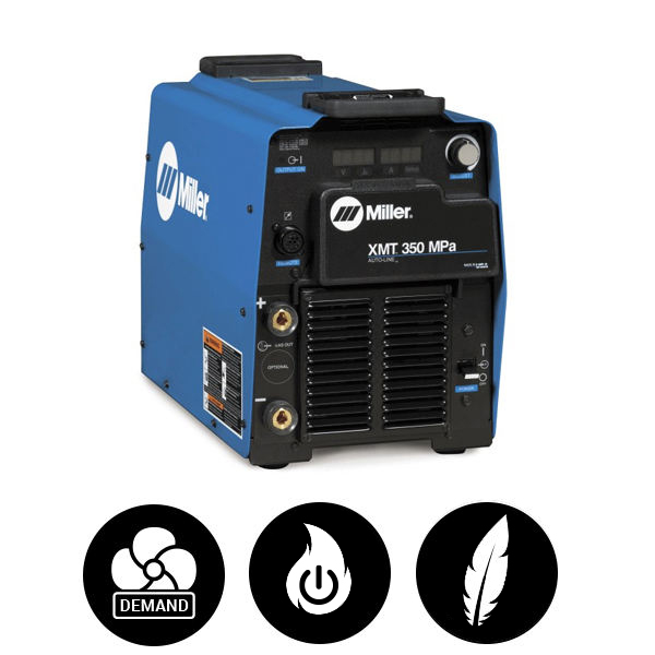 Miller XMT 350 MPa, Dinse #907366 | Miller Stick Welding | Welders ...