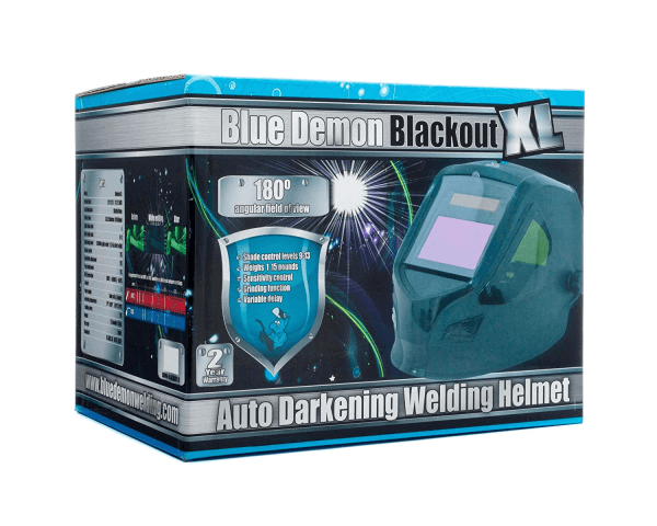 Blue Demon Blackout XL Welding Helmet #BDWH-BLACKOUT-XL | Welder Supply