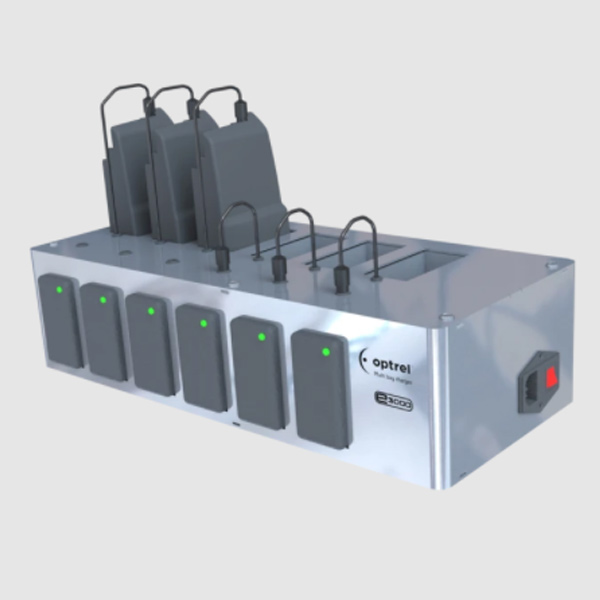 Optrel Multi Bay Charger for 6 batteries 4551.013: FREE shipping ...