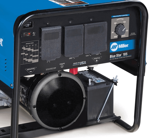 Miller Blue Star 185 Engine-Driven Welder/Generator – 6.25 Gal, 907664 ...