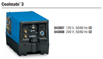 Miller Coolmate™ 3 230 V, CE #043008 MIG & TIG Welder | Welder Supply