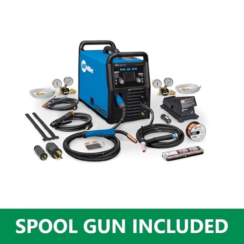 Miller Multimatic 220 AC/DC multiprocess welder w/ foot pedal ...