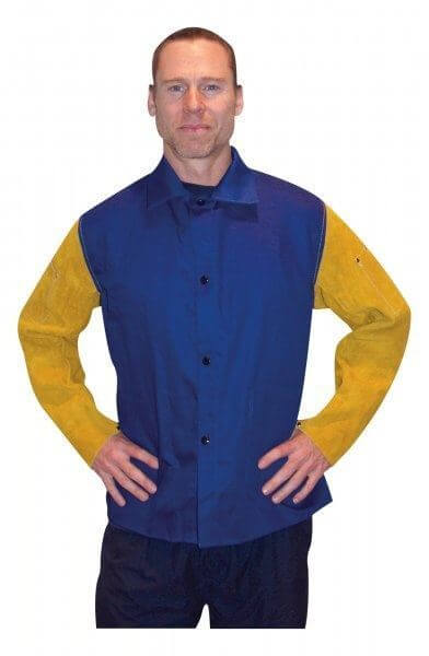 Tillman Combo FR Cotton/Leather Sleeve Jacket # 9230 | Welding Jacket ...