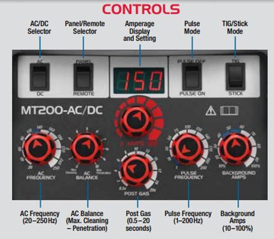 CK Worldwide MT200-AC/DC TIG Welding System #MT200-ACDC for Sale Online ...