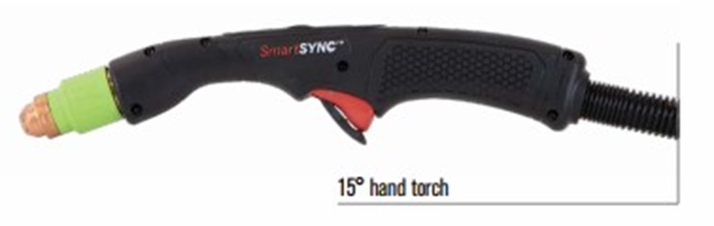 Hypertherm Powermax 25' SmartSYNC 15° Hand Torch #059723 | Welder Supply
